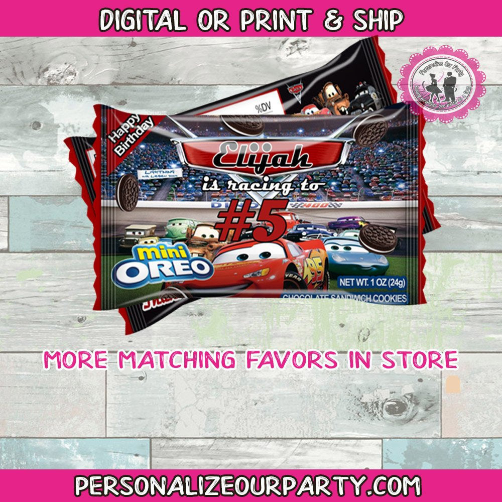 Cars For Party Favors Chocolate